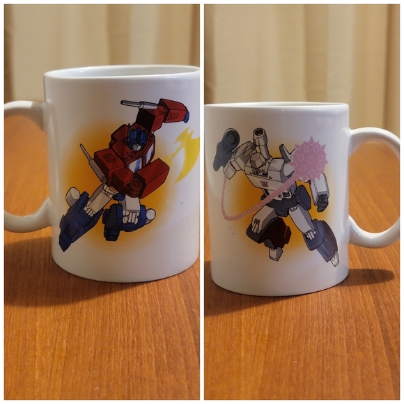 Hasbro Dining Transformers Optimus Prime And Megatron Mug Poshmark
